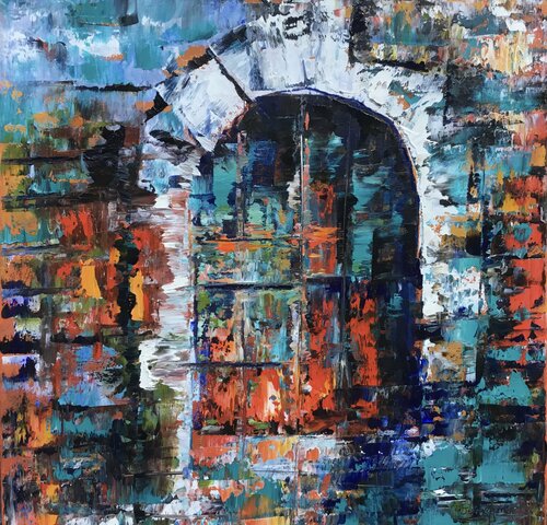 Alegría y color by Jorge a morales Morales (2022) : Painting Oil on ...