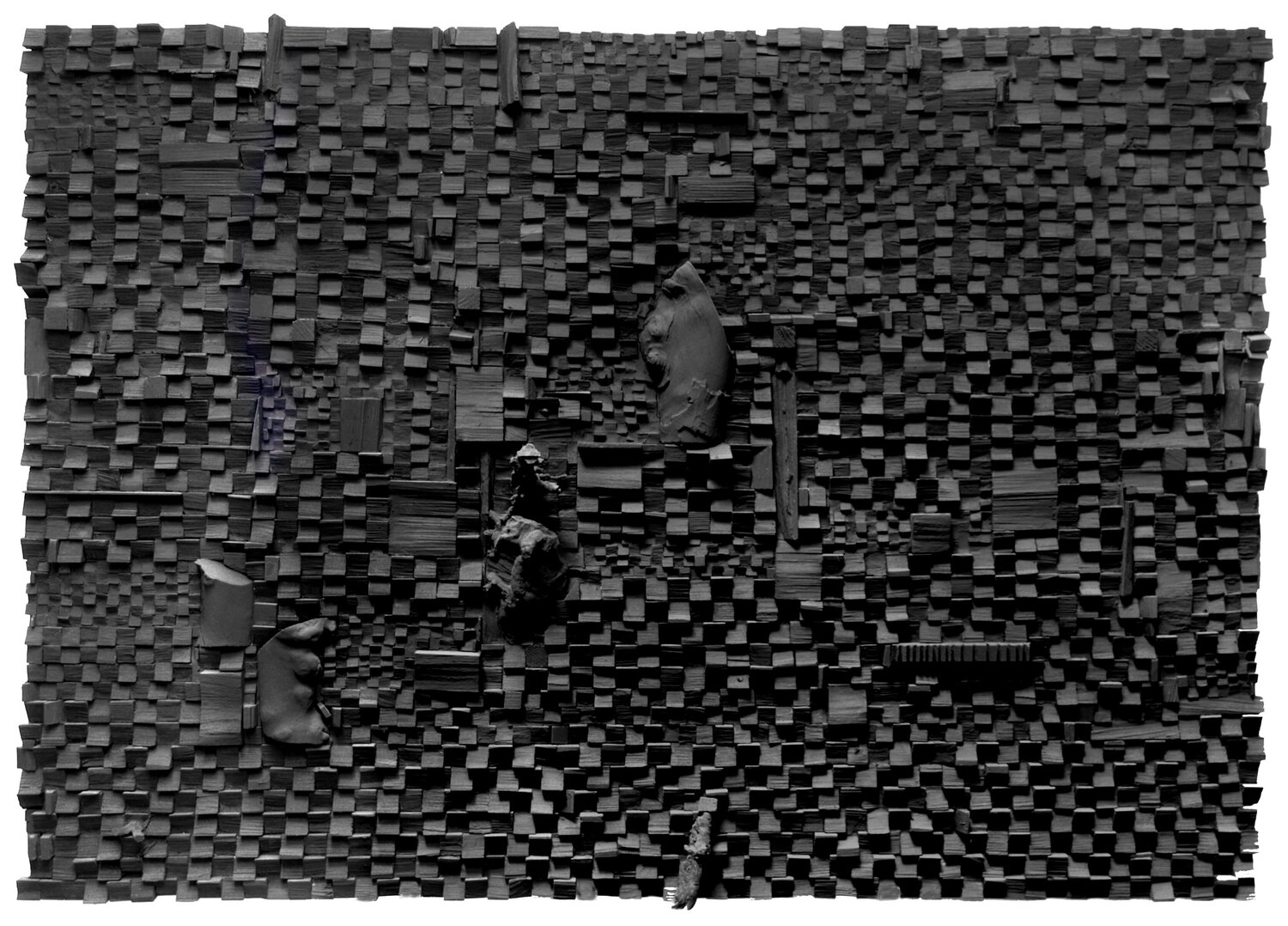 New Pixel 2 by Arthur Margossian (2023) : Painting Acrylic, Collage on ...