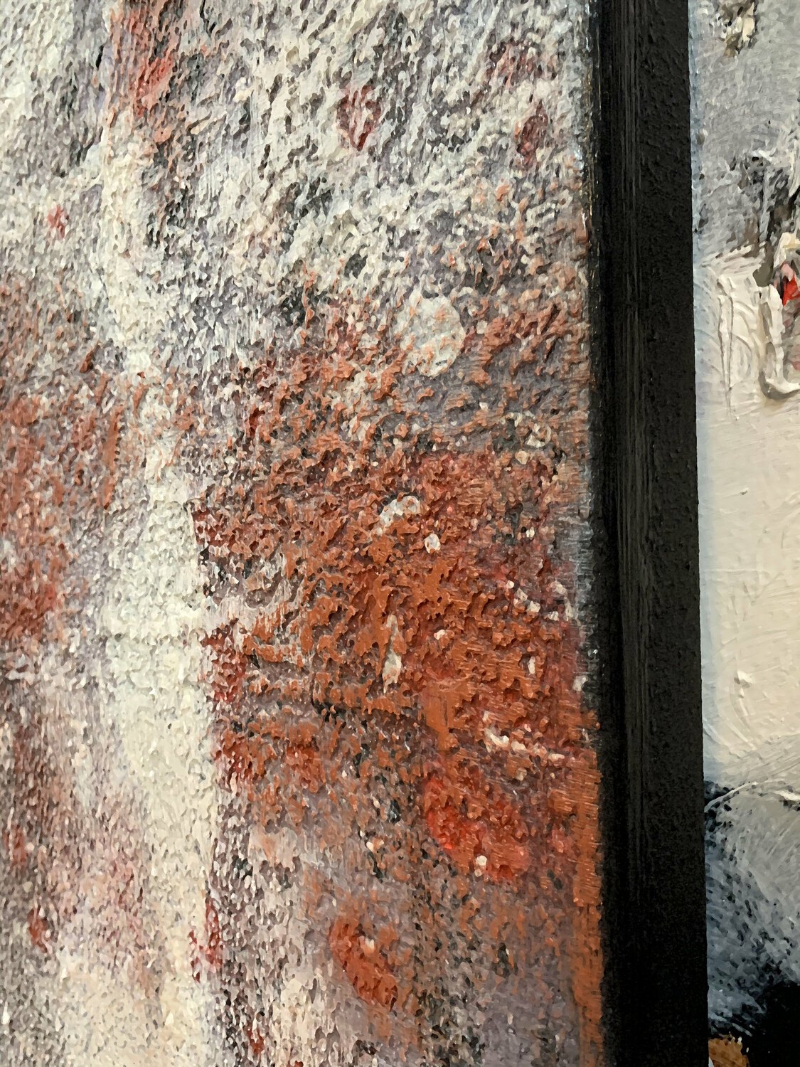 Orange flake by Karin Vermeer (2019) : Painting Acrylic, Collage on ...