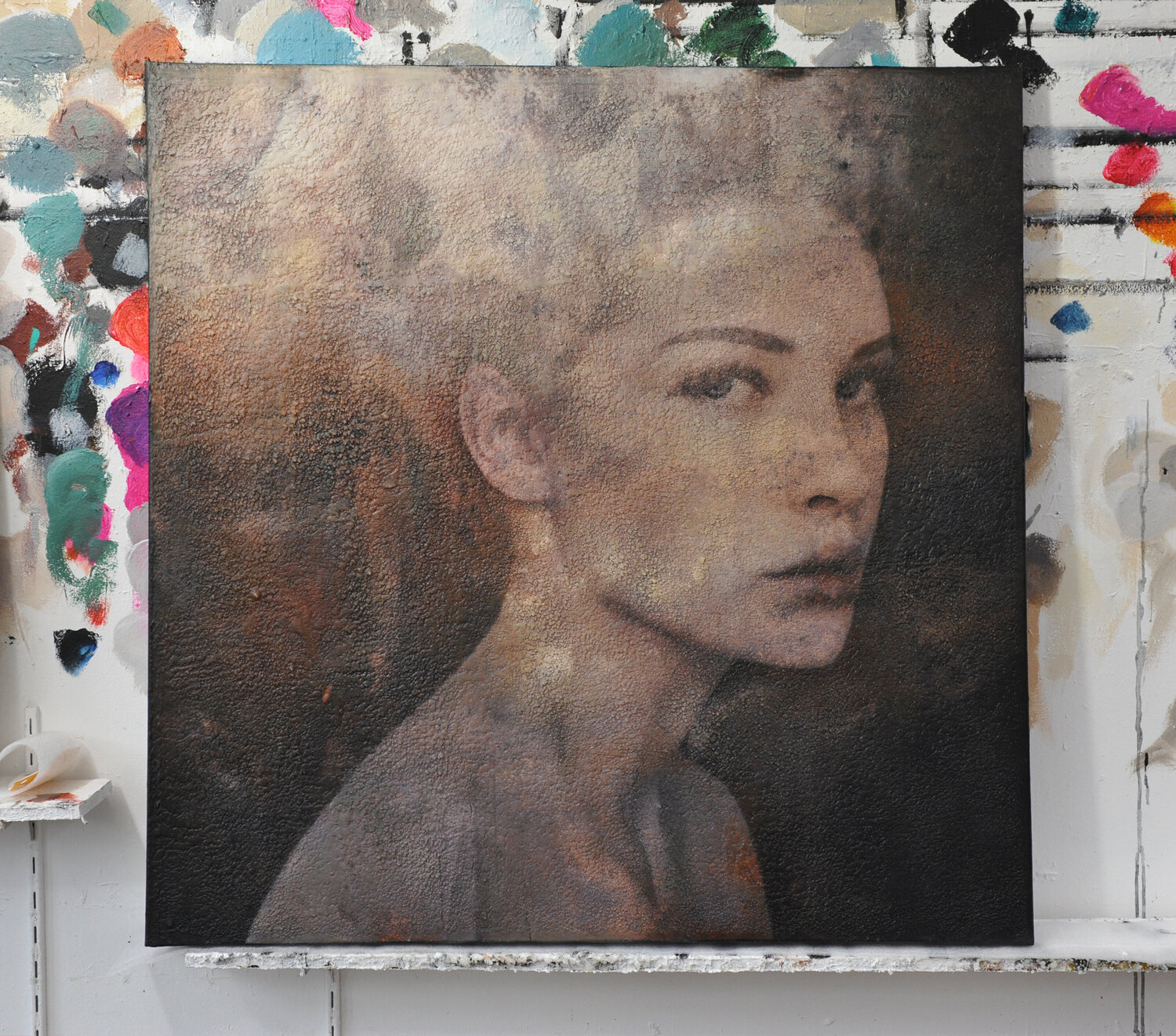 Pyrobe by Karin Vermeer (2023) : Painting Acrylic, Oil on Canvas ...