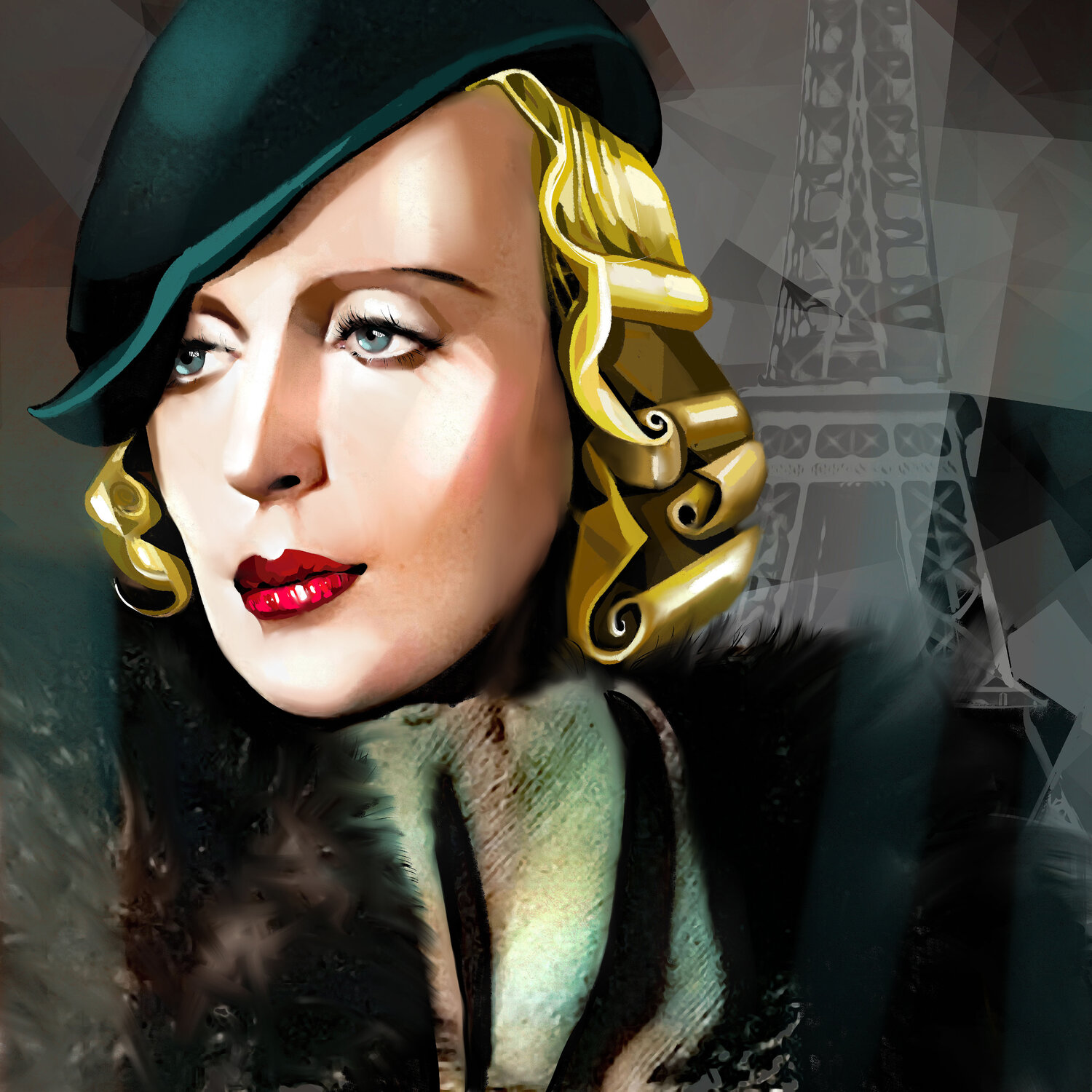 Tamara de Lempicka by Ira Tsantekidou (2022) : Digital Digital on ...