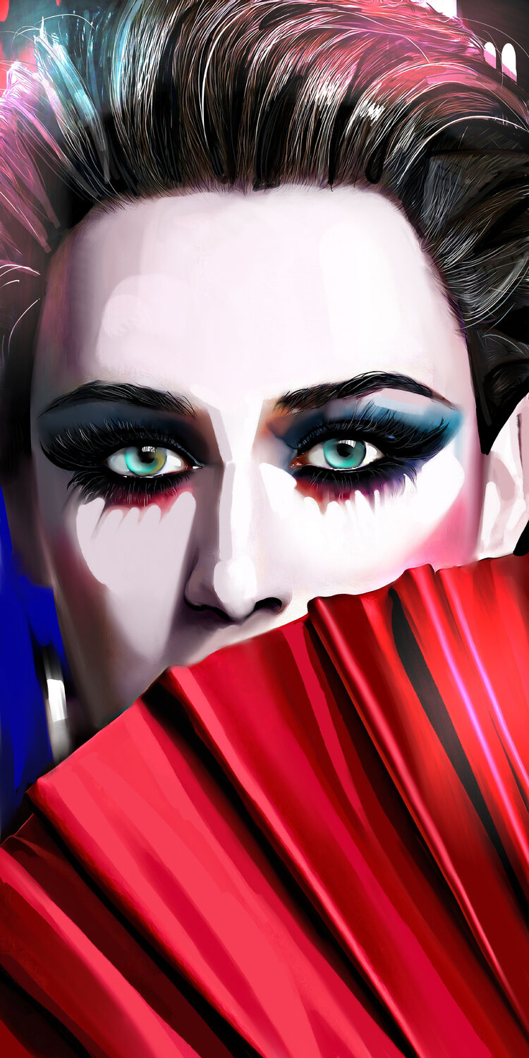 Katy Perry 1 by Ira Tsantekidou (2022) : Digital Digital on Canvas ...