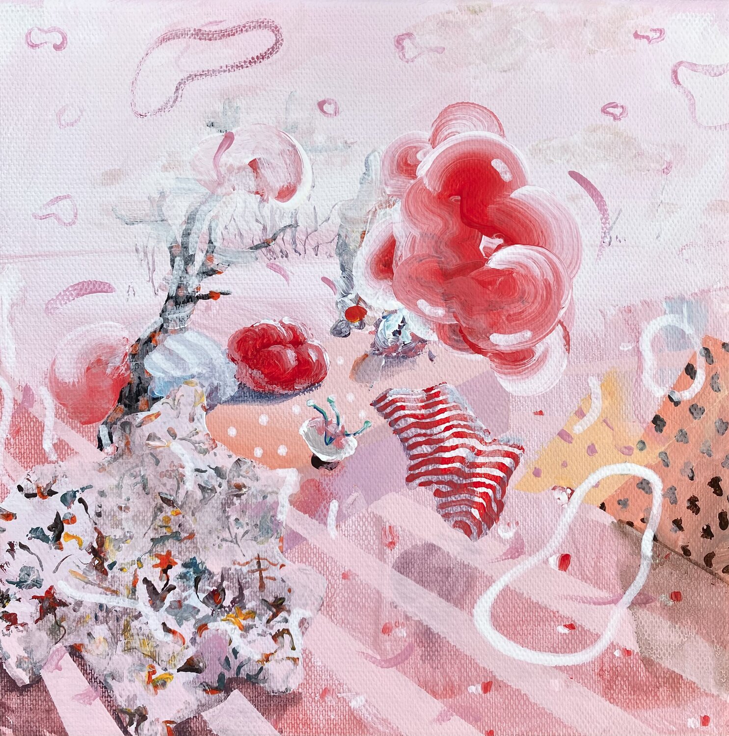 Heaven and Earth IX by Edith Torony (2022) : Painting Acrylic on Canvas ...