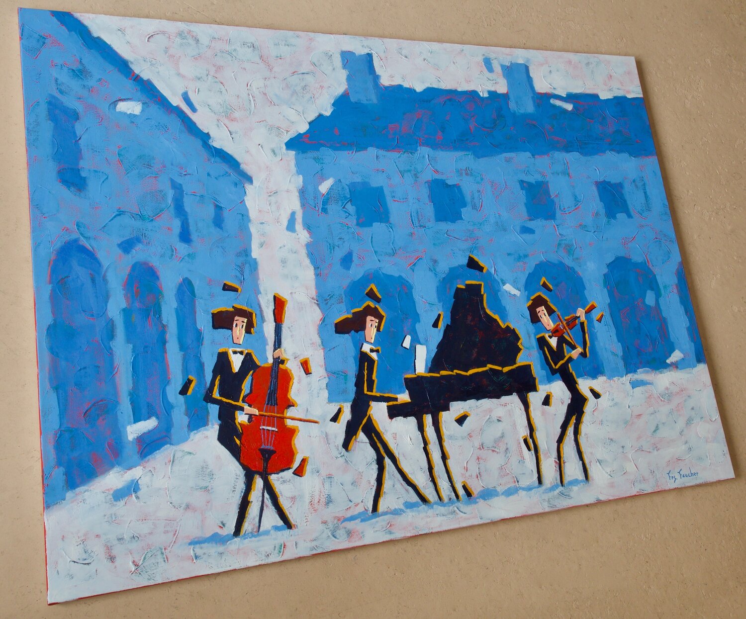 Écho musical by François Faucher (2023) : Painting Oil on Canvas ...