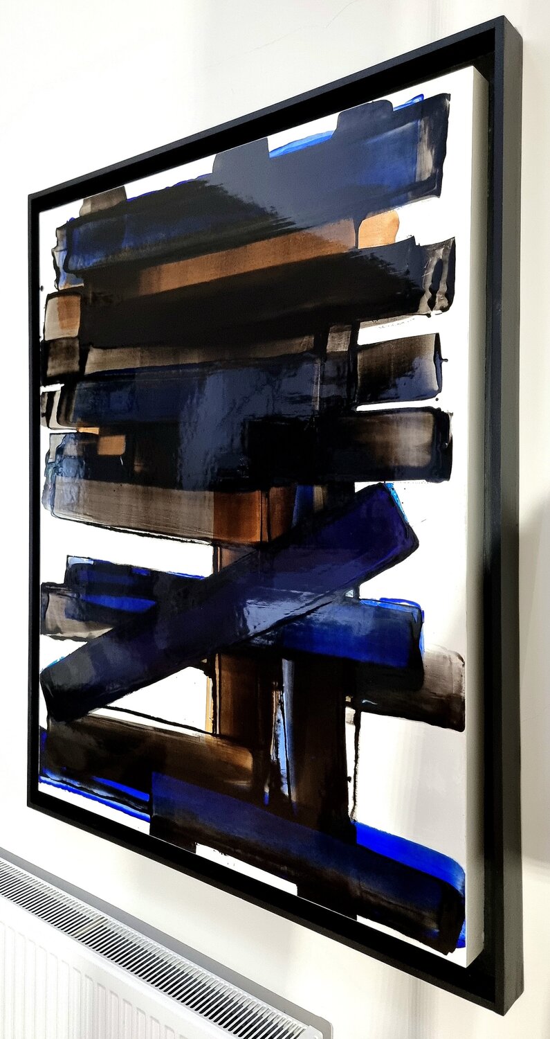 APTÈRE II by Frédéric Halbreich (2023) : Painting Oil on Wood - Singulart
