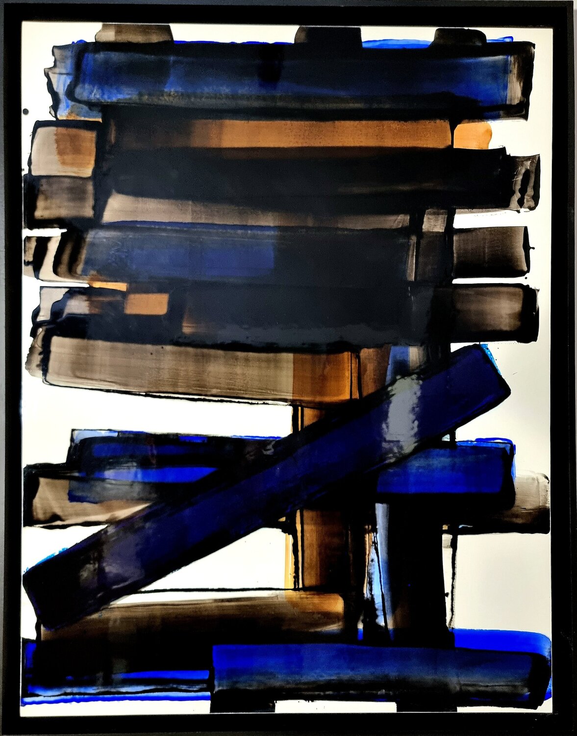 APTÈRE II by Frédéric Halbreich (2023) : Painting Oil on Wood - SINGULART