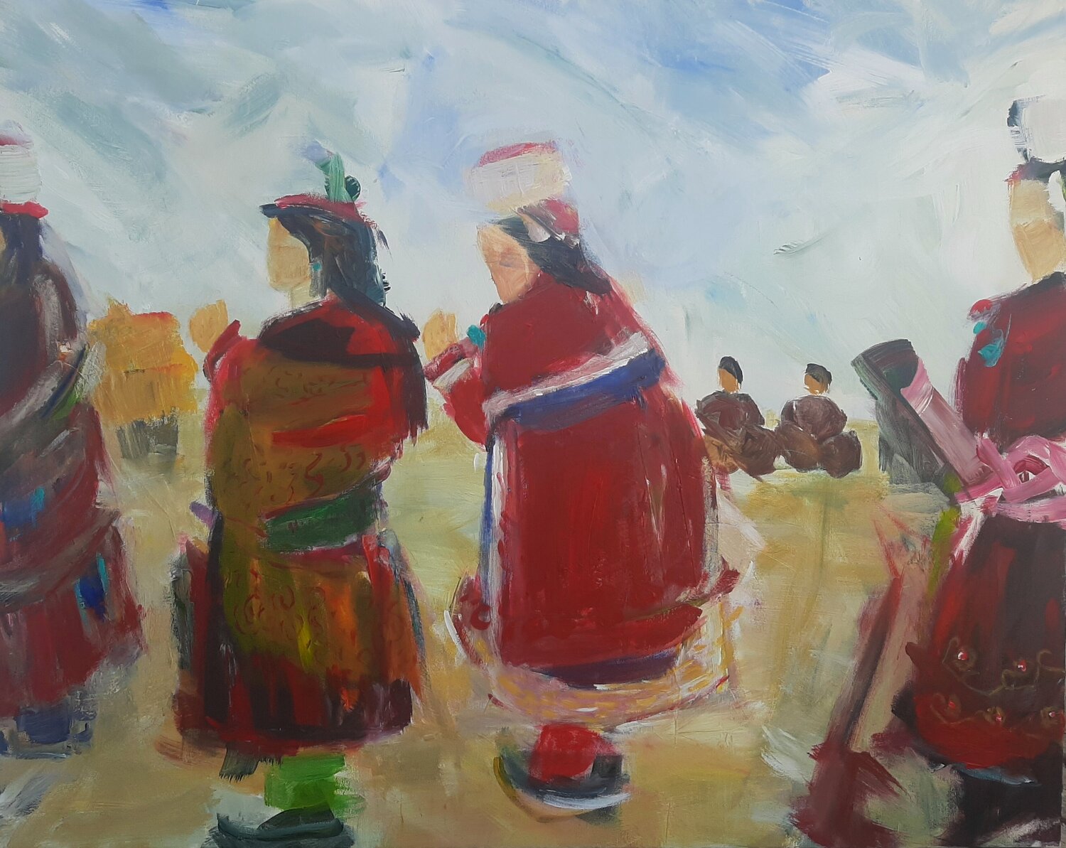 Indian Festival Memory Drawing