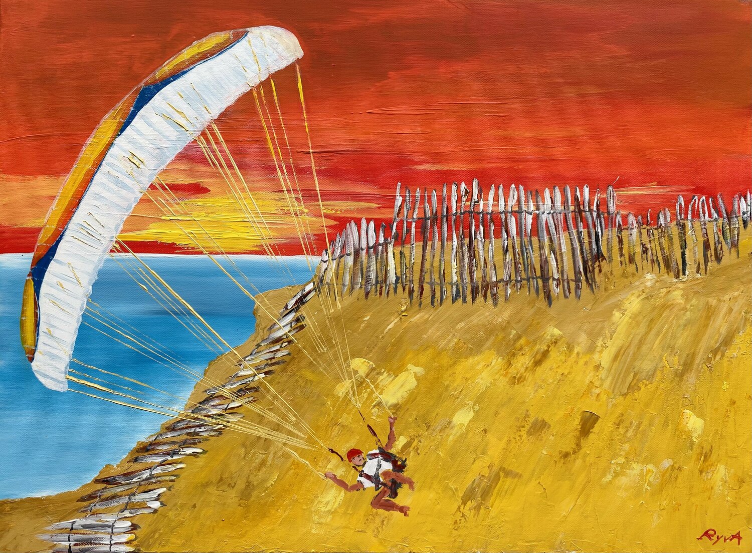 Parapente sur la dune du Pilat by Richard Sossler "ROSCO" (2018 ...