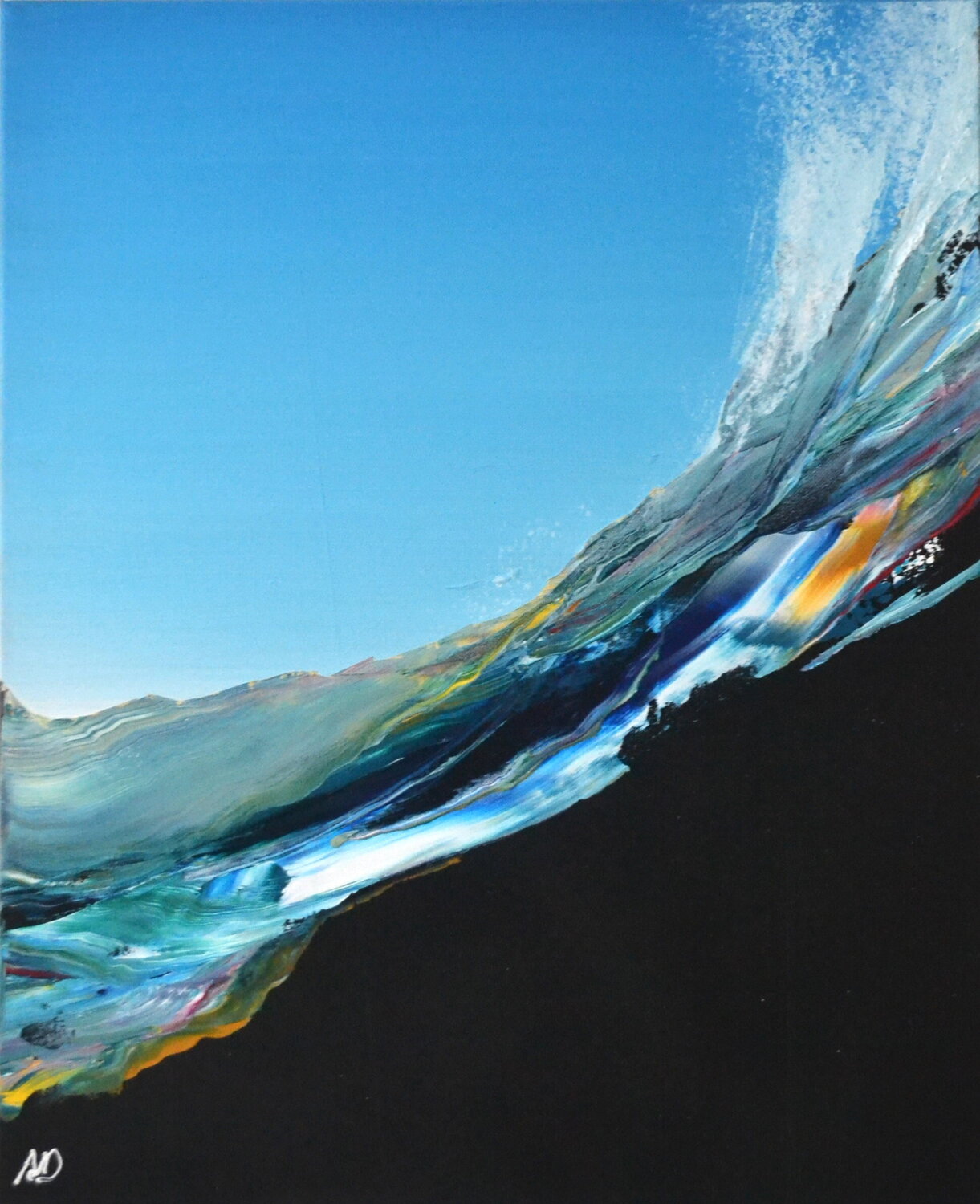 "L'Eau Vive" by Sophie Duplain (2024) : Painting Acrylic on Canvas ...