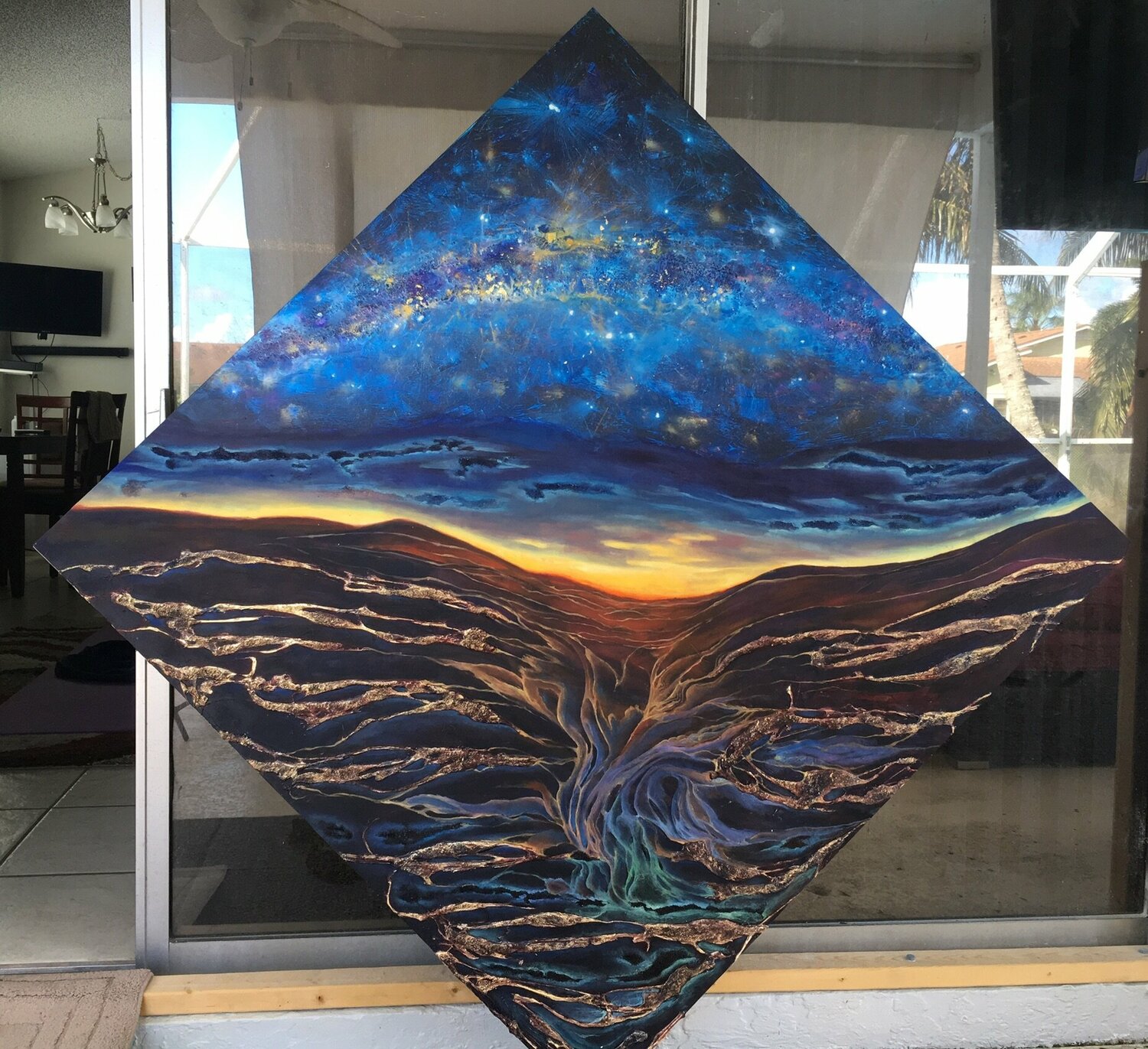 Find the way by Hazel Griffiths (2017) : Painting Oil, Wax on Wood ...