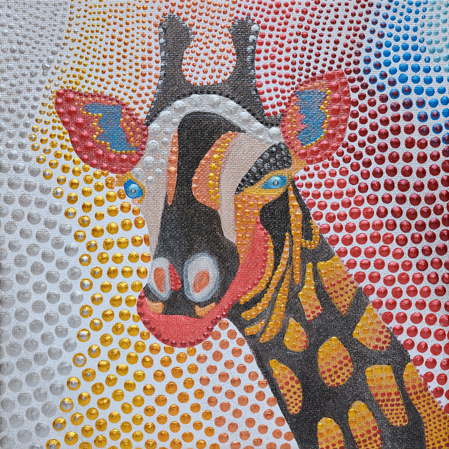 Gentle Giraffe by Amy Diener (2023) : Painting Acrylic on Canvas ...