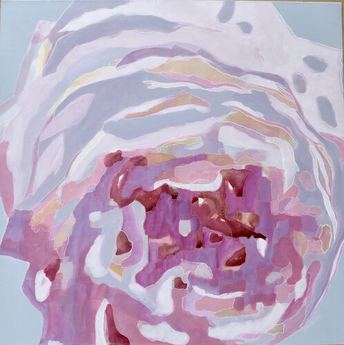 Rose by Pascale White (2022) : Painting Acrylic, Pastel on Canvas ...