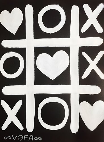 Game over. Love won! 2.0 von Vafa Majidli (2023): Malerei Acryl auf ...