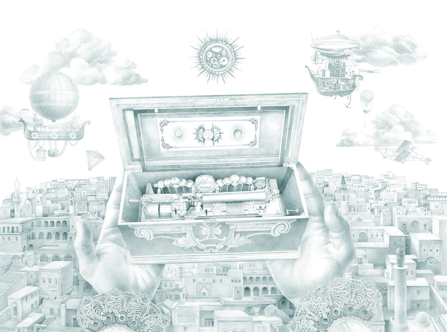The world of the magic snuff box by Lana Korolievskaia (2020) : Drawing ...