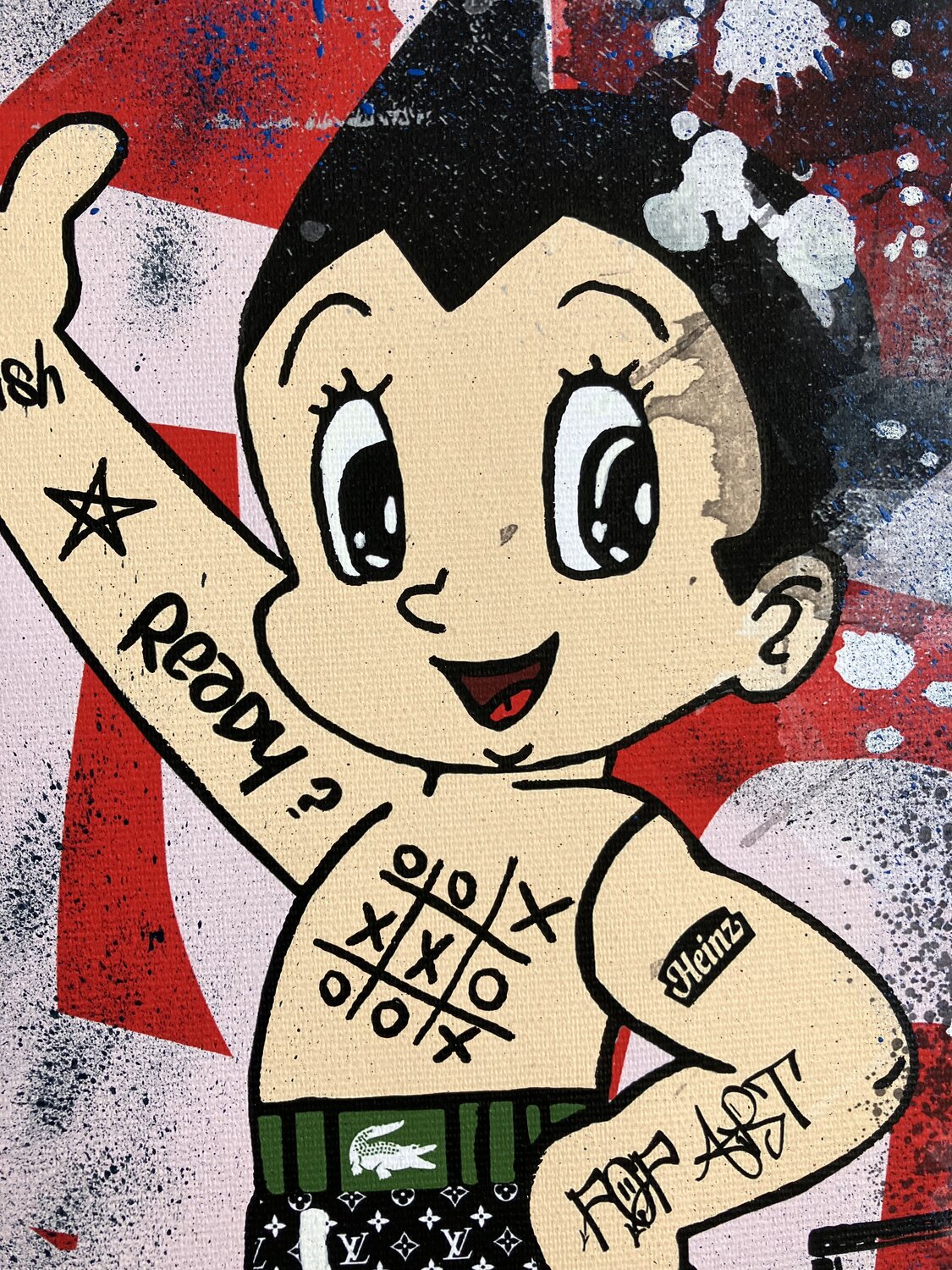 Mint Addiction by Misako Street Art (2023) : Painting Acrylic, Graffiti ...