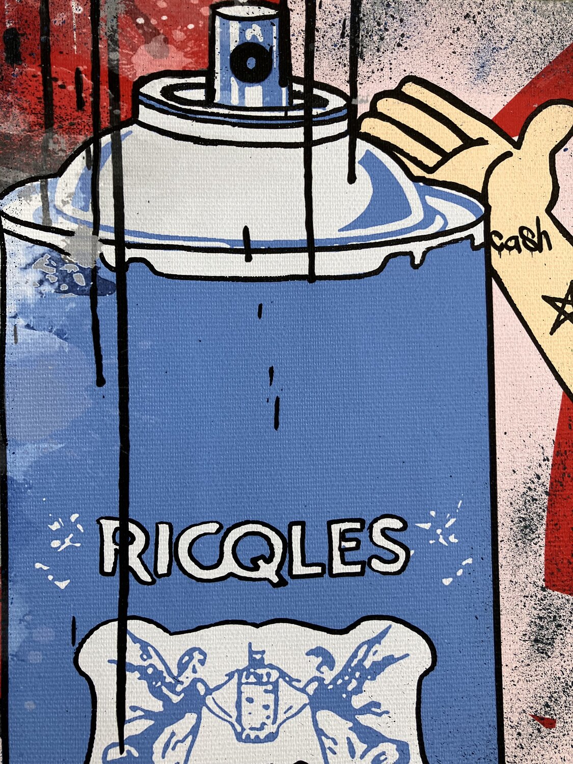 Mint Addiction by Misako Street Art (2023) : Painting Acrylic, Graffiti ...