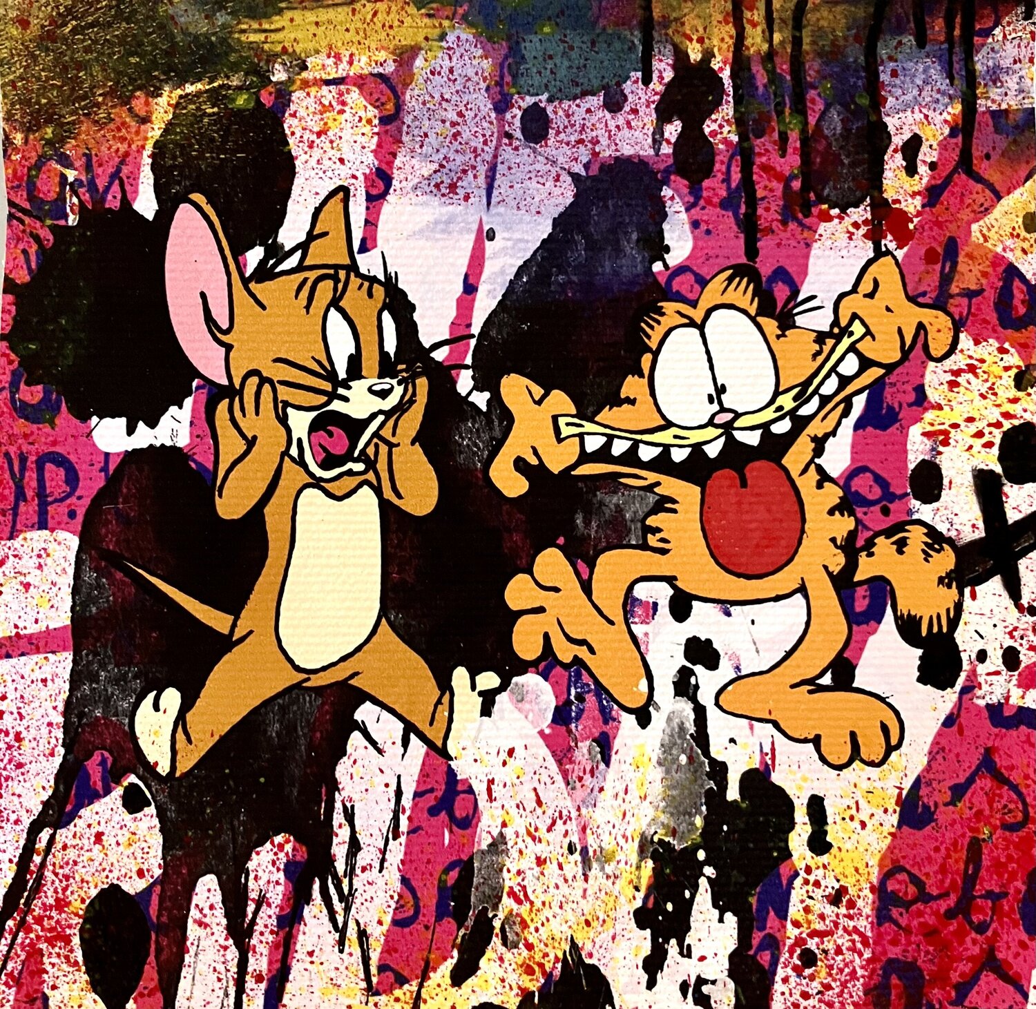 Crazy by Misako Street Art (2023) : Painting Acrylic, Graffiti on ...