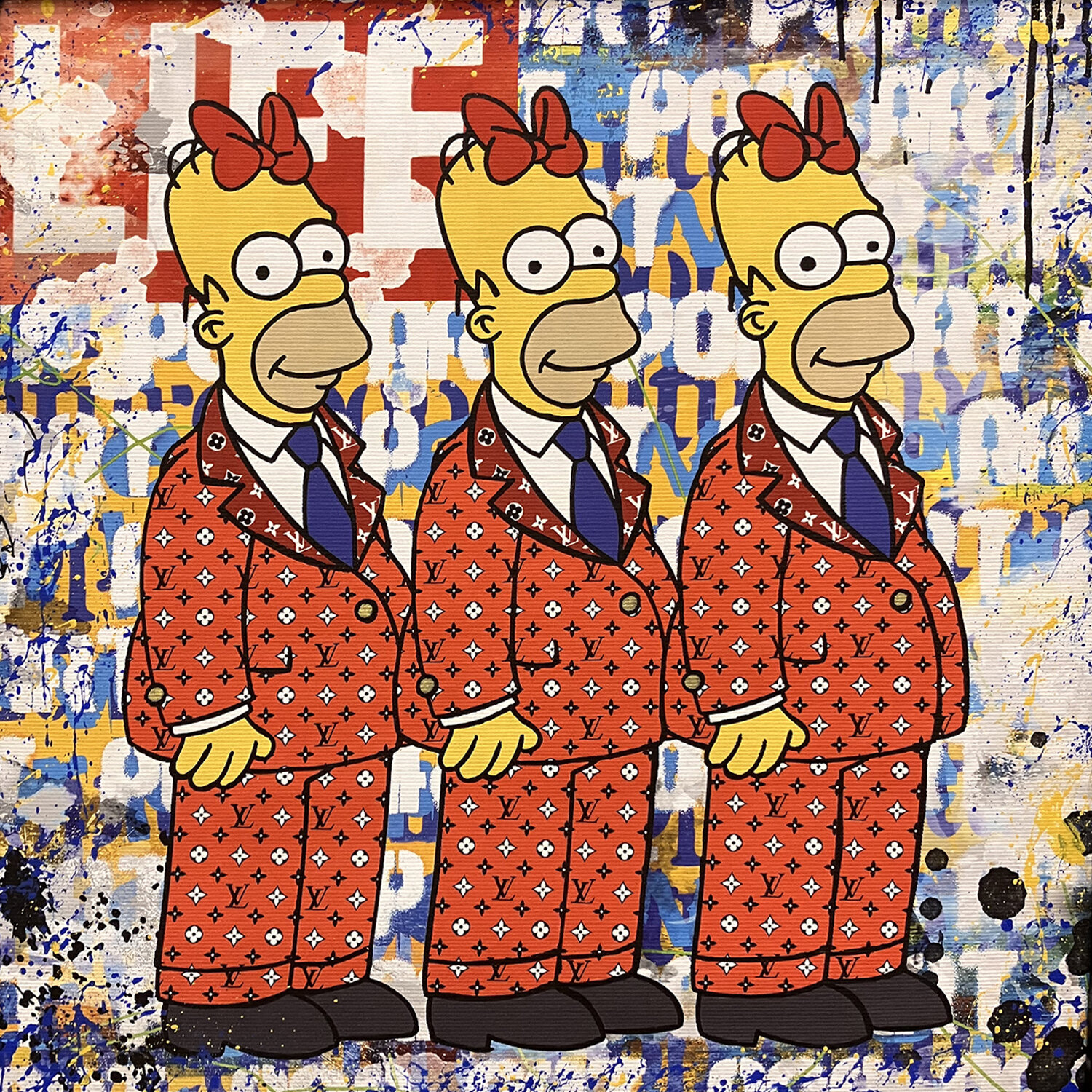 Trio gagnant de Misako Street Art (2023) : Peinture Acrylique, Graffiti ...