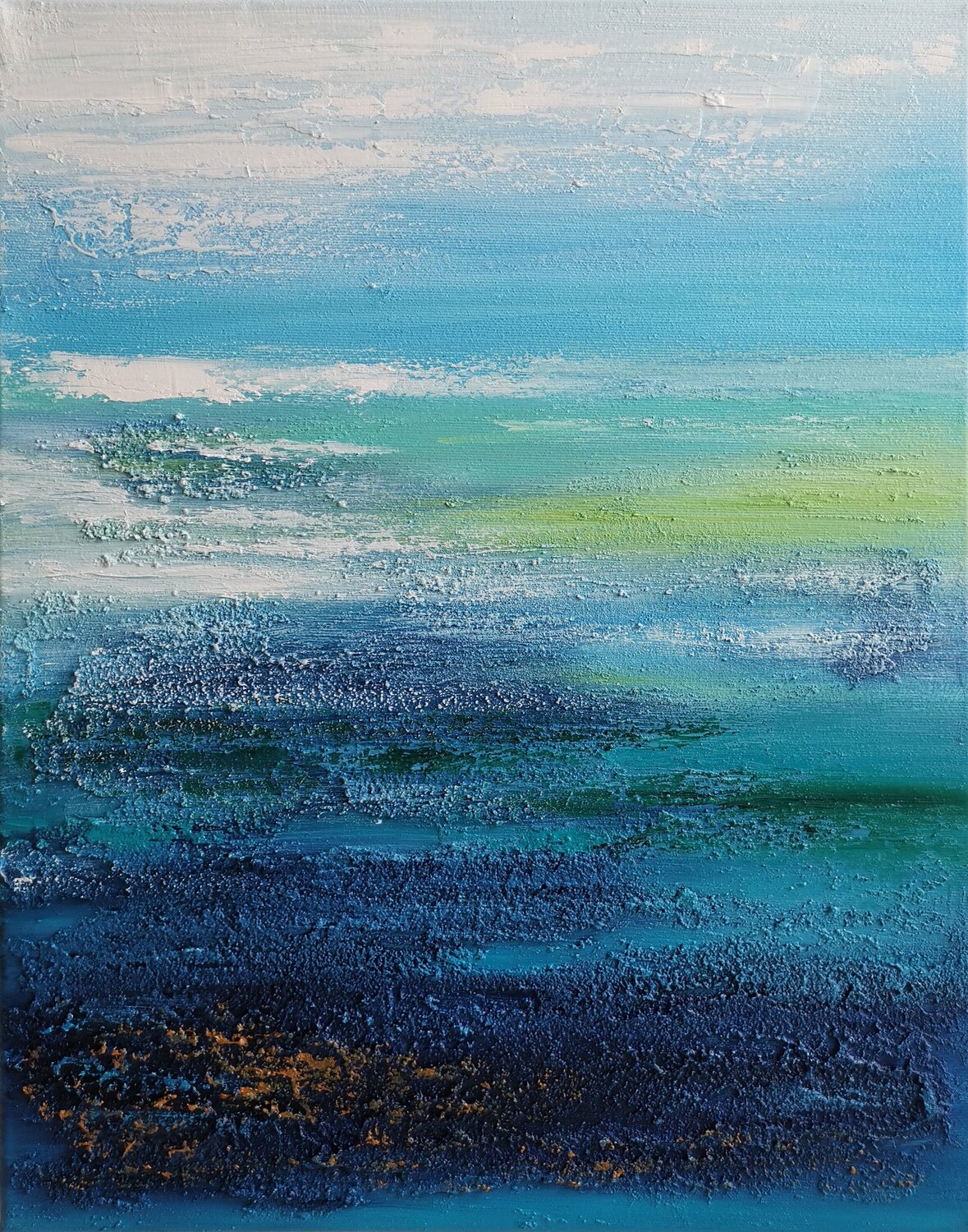 Shore by Elena Mosurak (2021) : Painting Acrylic, Oil on Canvas - Singulart