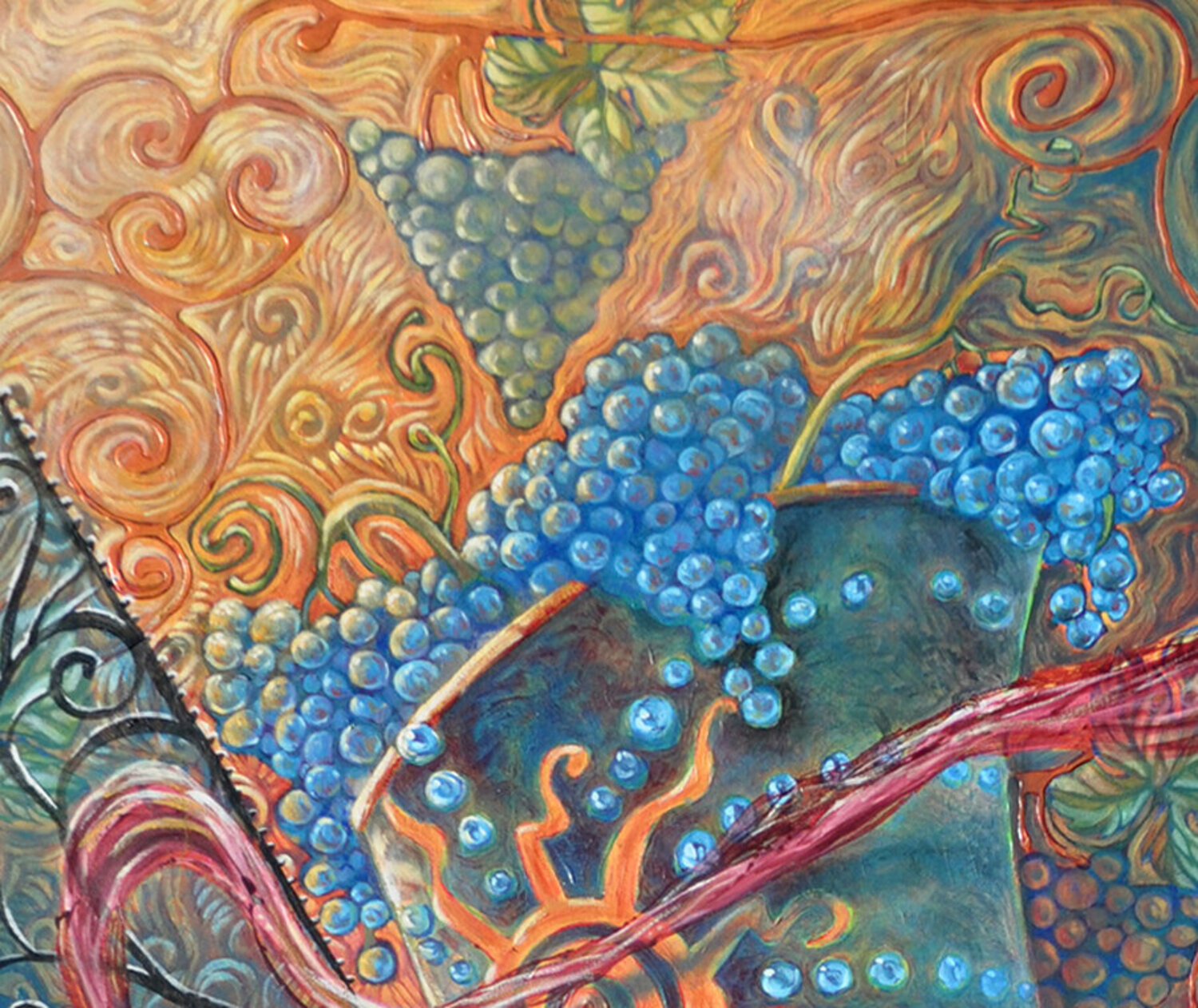 Hada Vinífera de Jorge Bernard (2020): Pintura Óleo en Lienzo - Singulart