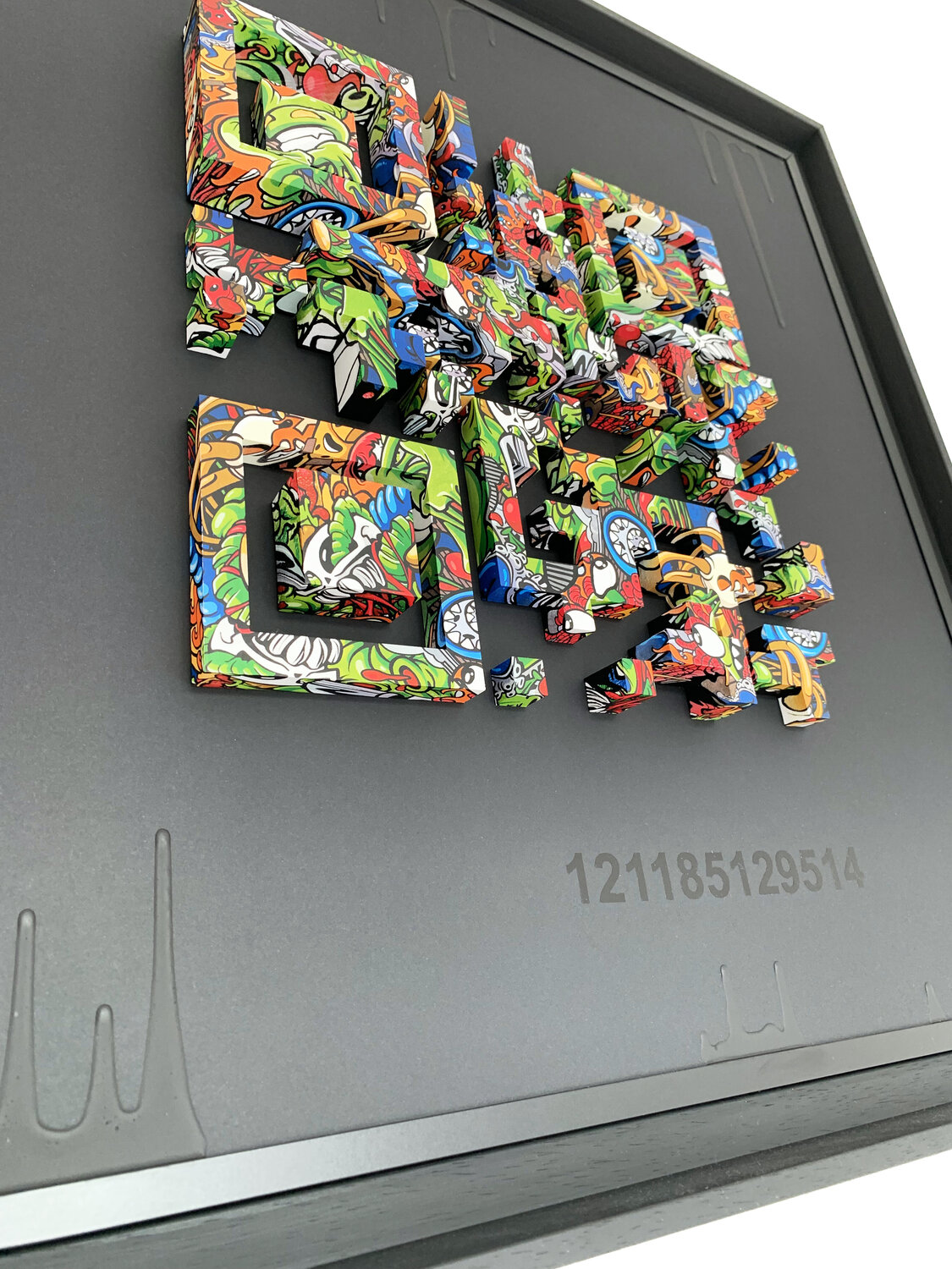QR CODE - GRAFFITI 2.0 by Aurélien Guiho (2023) : Sculpture Acrylic ...