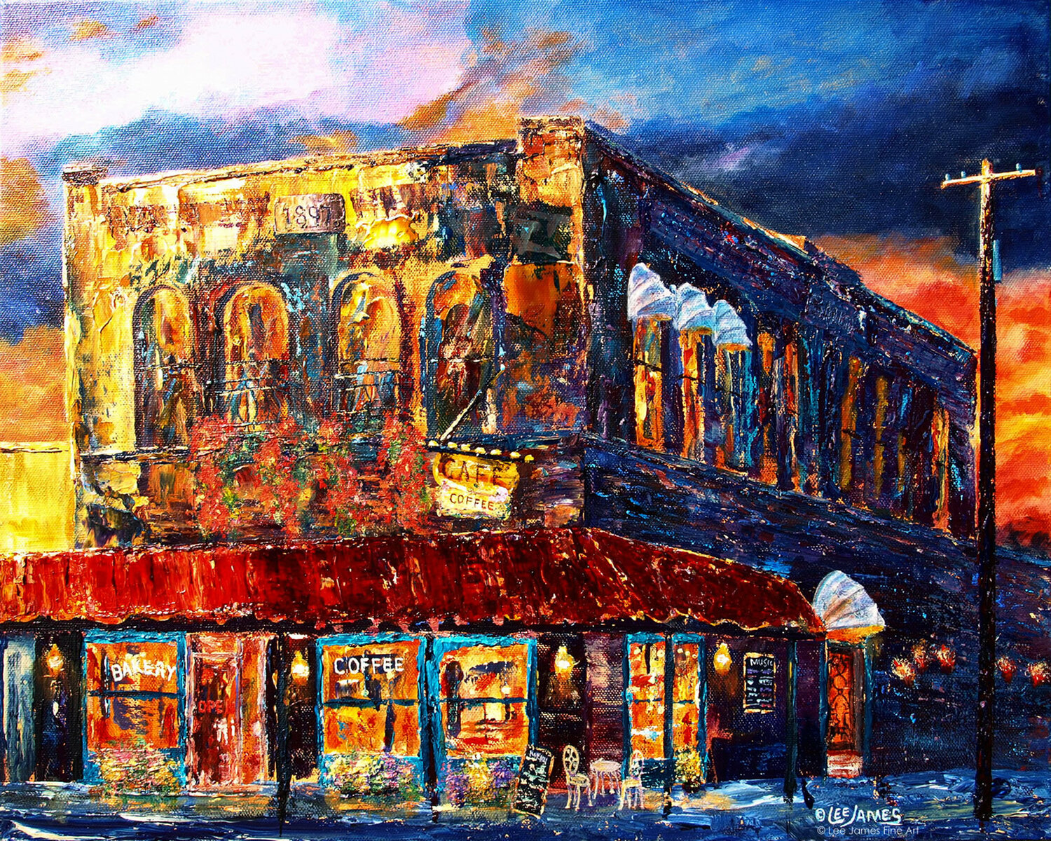 Amsler Building McGregor by Lee James (2018) : Painting Acrylic on ...