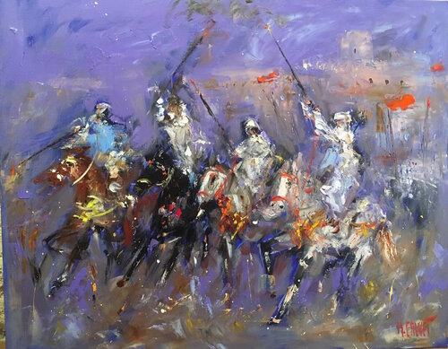 FANTASIA by Michel Calvet (2019) : Painting Oil on Linen - Singulart