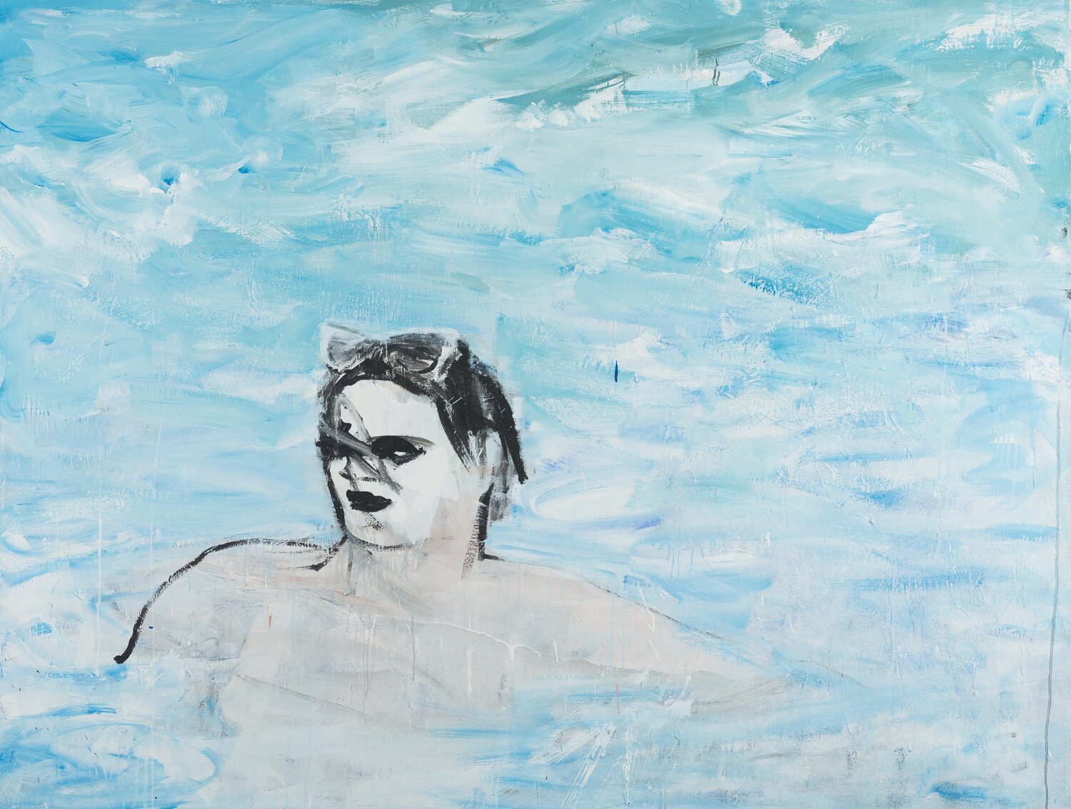 Komfortzone von Astrid Esslinger (2019): Malerei Acryl auf Leinwand - SINGULART