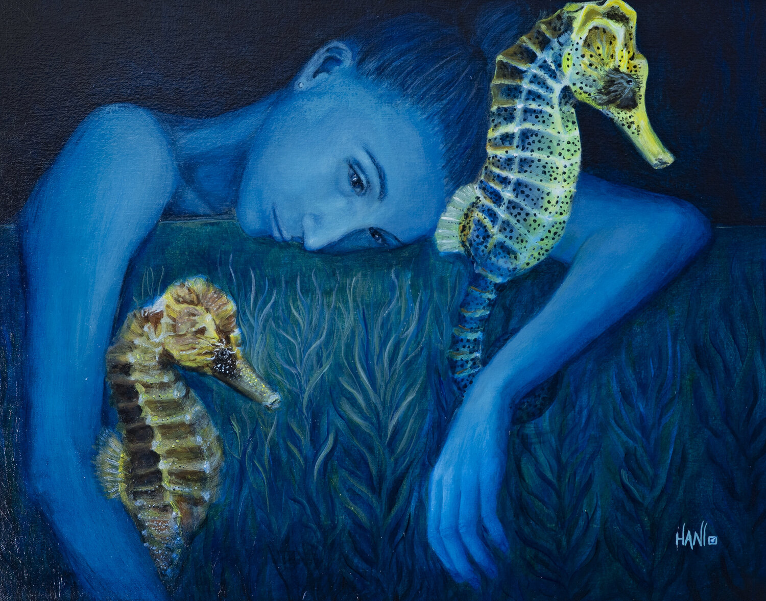 SALUS by AL HANI RAMIREZ BETTEZ (2022) : Painting Acrylic, Oil Pastel ...