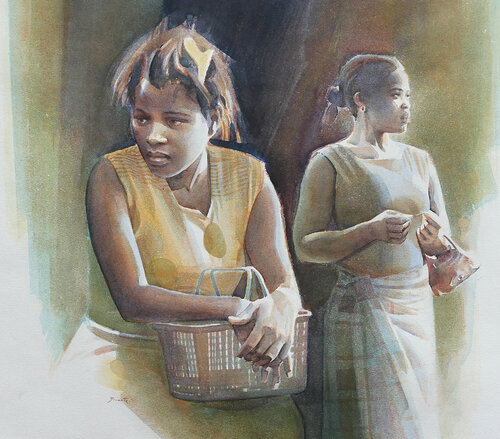 Himba Maiden by Izidro Duarte (N.D) : Sculpture Bronze - Singulart