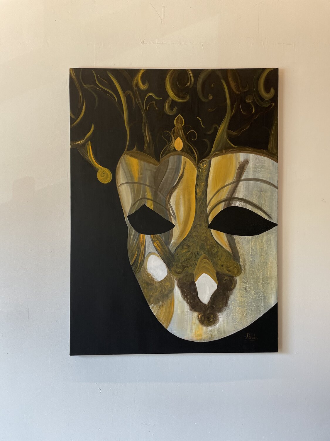 IL VOLTO VELATO by Roula Chreim (2023) : Painting Acrylic on Canvas ...