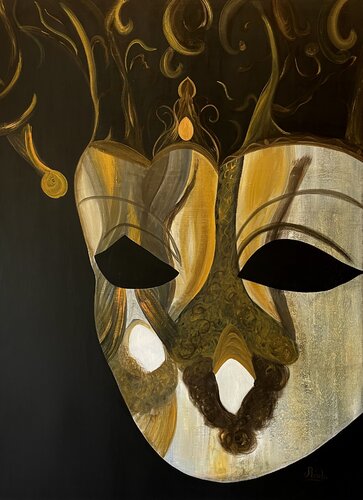 IL VOLTO VELATO by Roula Chreim (2023) : Painting Acrylic on Canvas ...