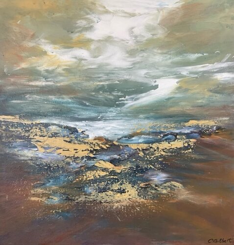 EVASION LOINTAINE by Christiane Gilbert (2022) : Painting Acrylic on ...