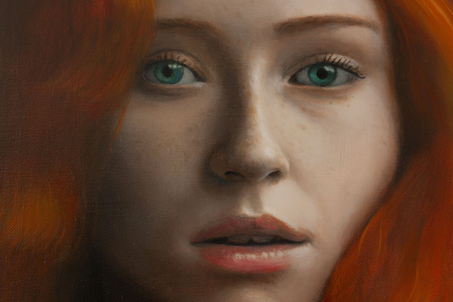Ginger by Jean-Pierre André Leclercq (2023) : Painting Oil on Linen ...
