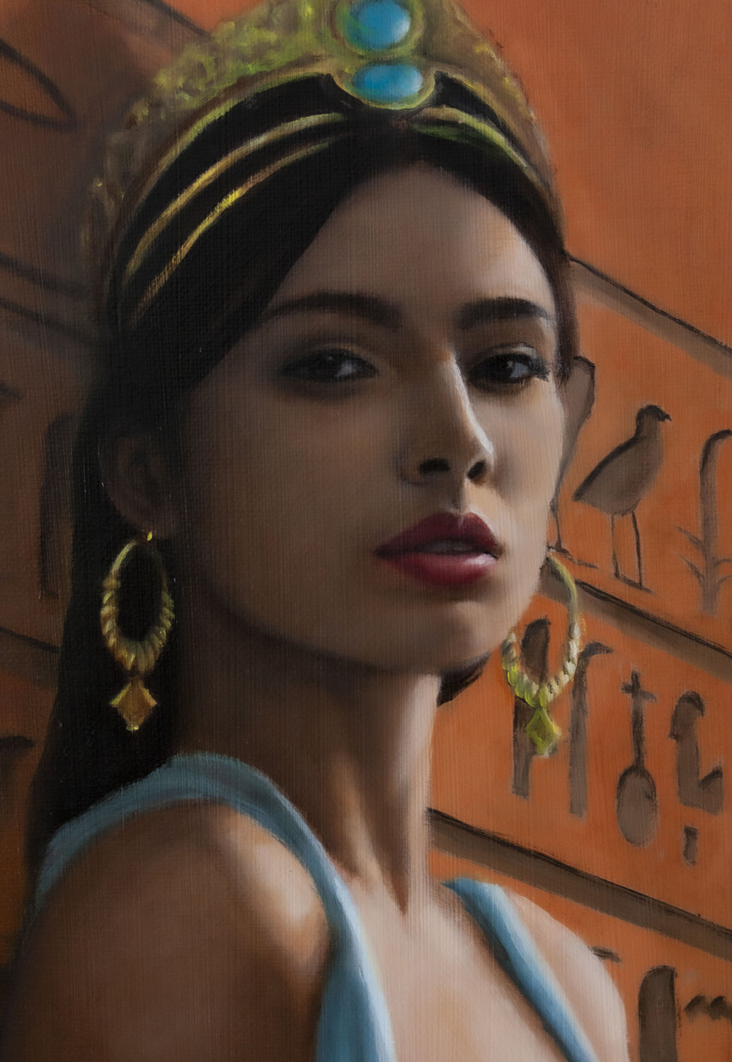 The Lagid Queen by Jean-Pierre André Leclercq (2024) : Painting Oil on ...