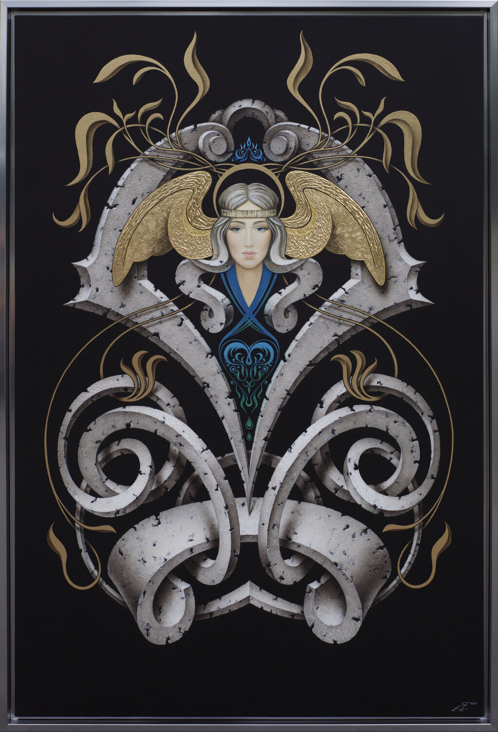 Eternal meanings. door Alexander Jazykov (2020) : Schilderij Acryl ...