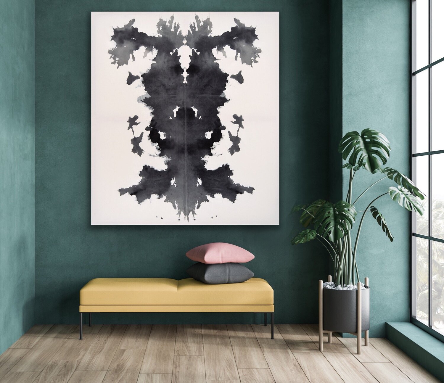 Black Mirroring #3 de Astrid Stoeppel (2024) : Peinture Acrylique sur Toile - Singulart