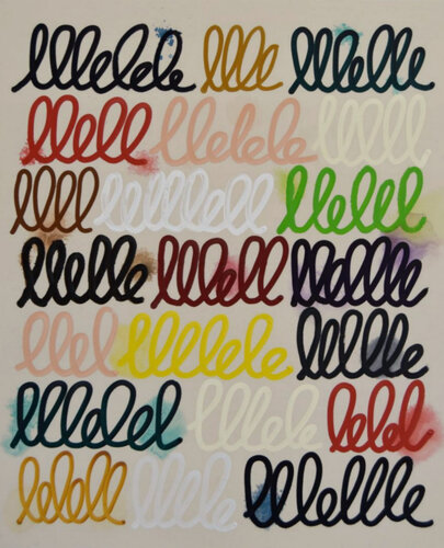 Script #6 by Astrid Stoeppel (2025) : Painting Acrylic on Canvas ...