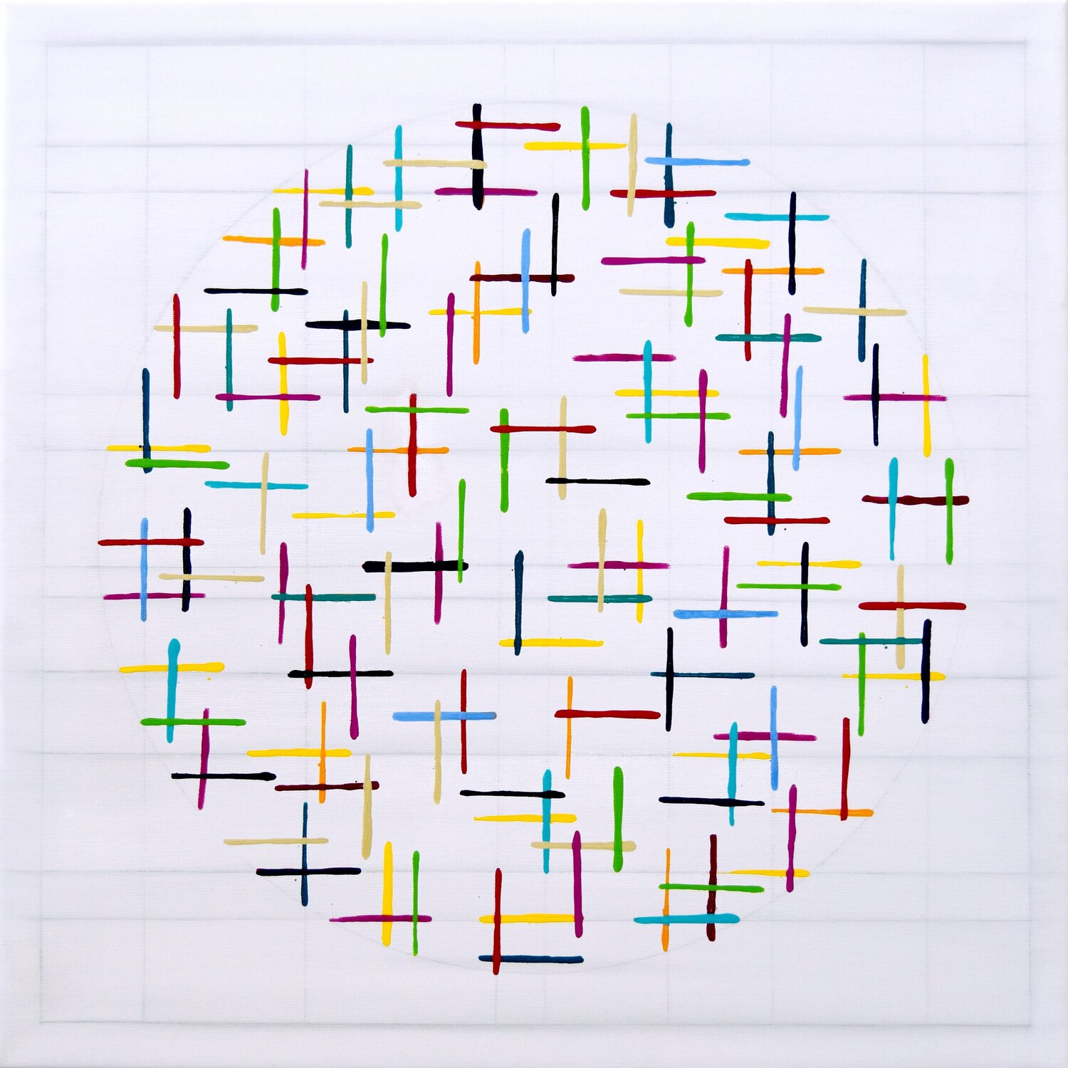 Dot Composition #2 by Astrid Stoeppel (2022) : Painting Acrylic on ...