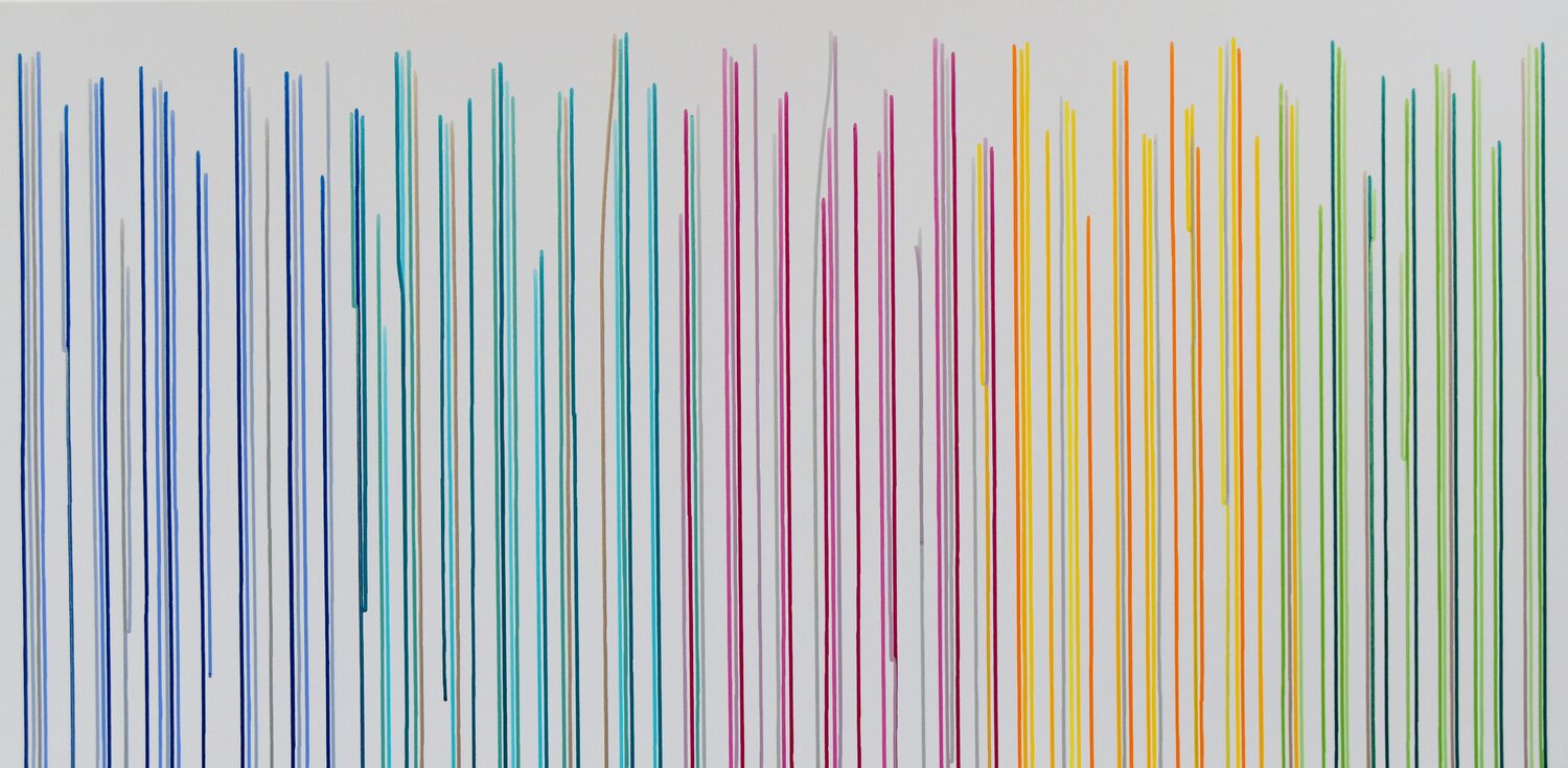 Range of colors #9 von Astrid Stoeppel (2024): Malerei Acryl auf ...