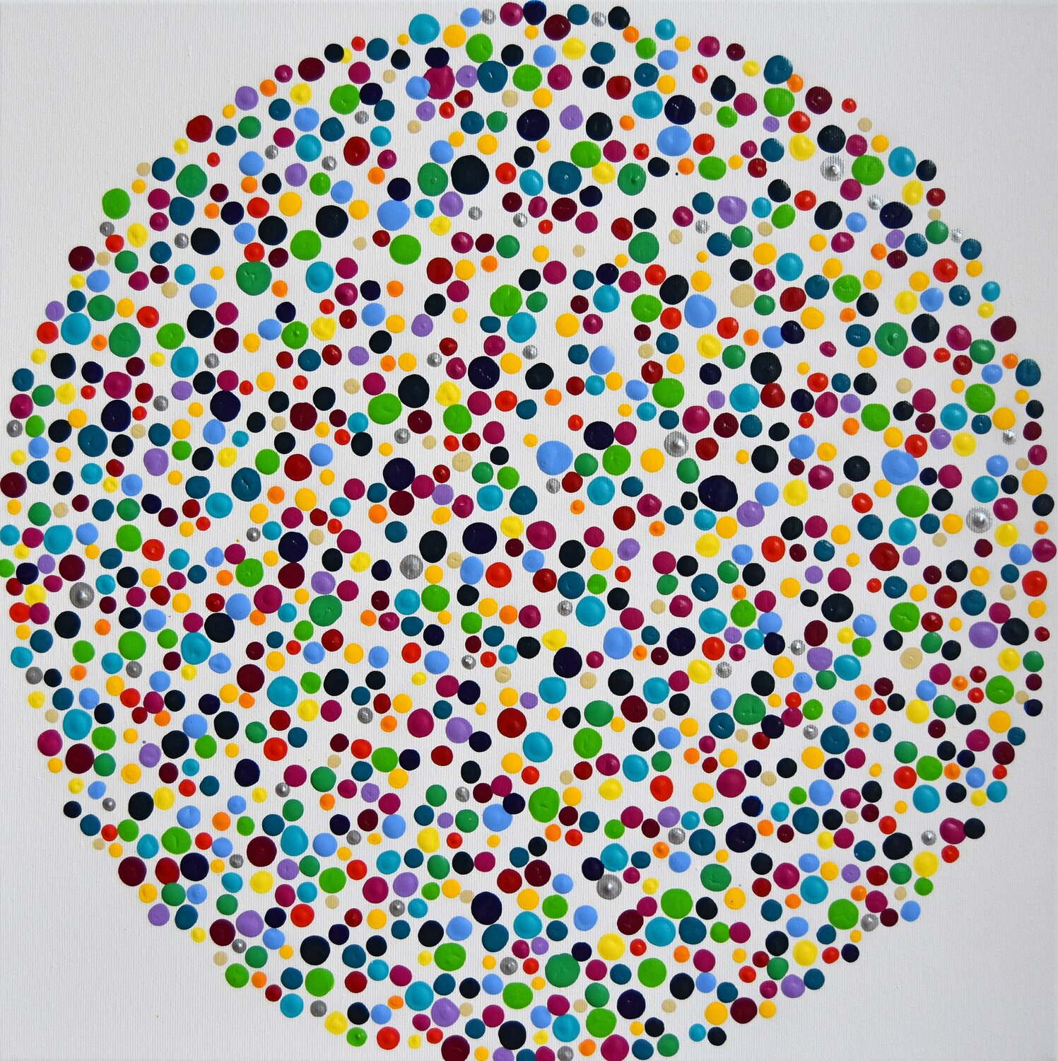 Dotted #2 by Astrid Stoeppel (2017) : Painting Acrylic on Canvas ...