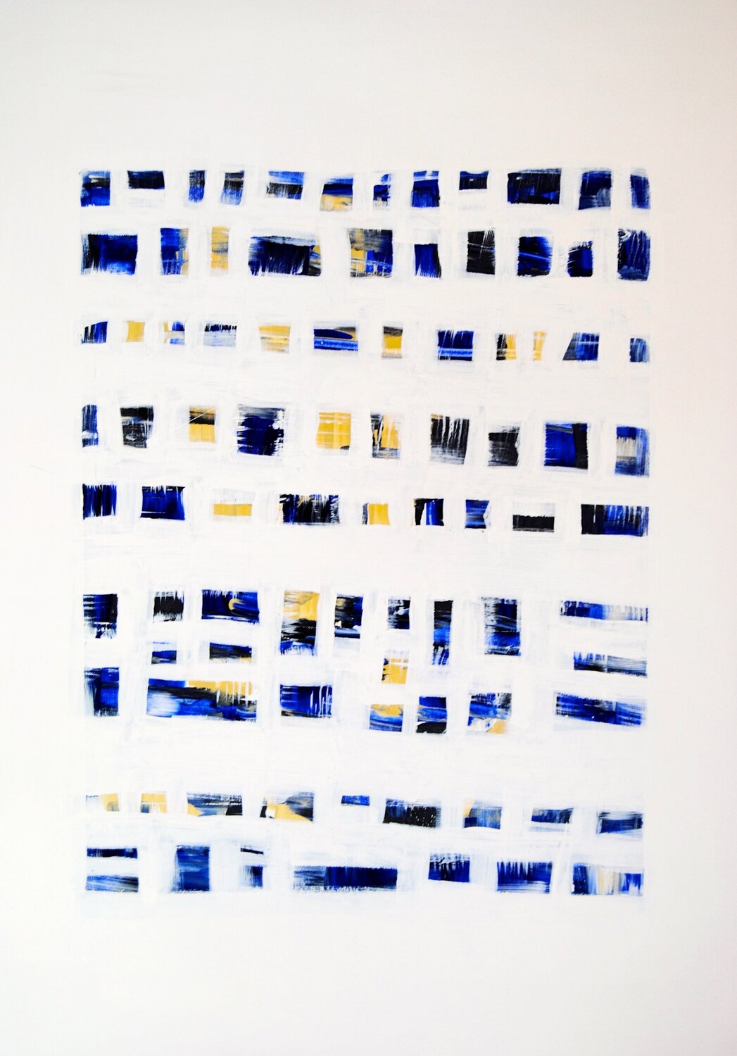 Hidden blue! by Astrid Stoeppel (2013) : Painting Acrylic on Canvas ...