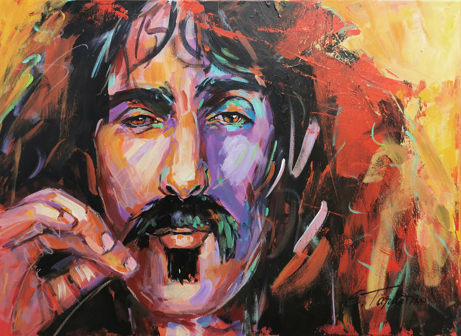Frank Zappa Painting