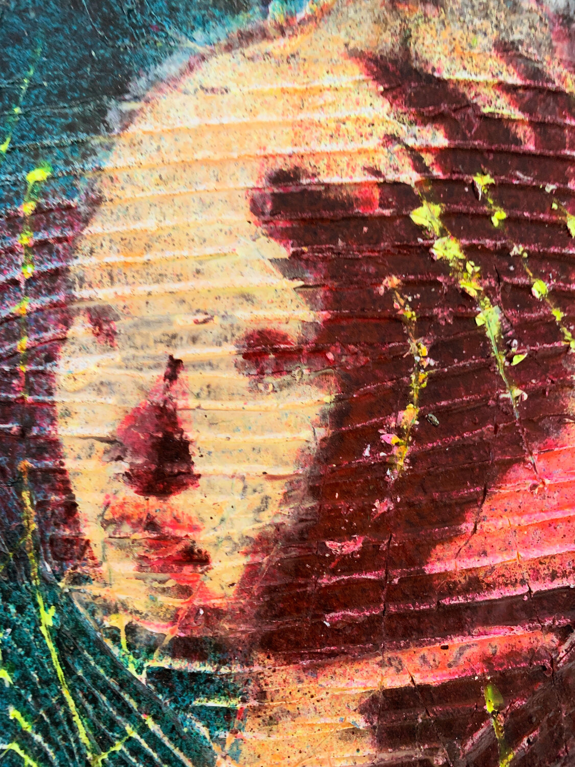 Griet by Thomas Pierre (2023) : Painting Acrylic, Plaster on Canvas ...