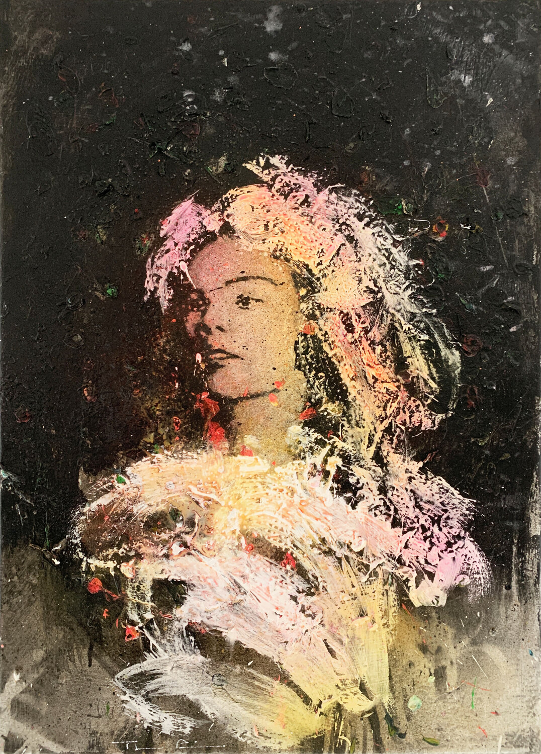 Calliope von Thomas Pierre (2024): Malerei Acryl auf Leinwand - SINGULART