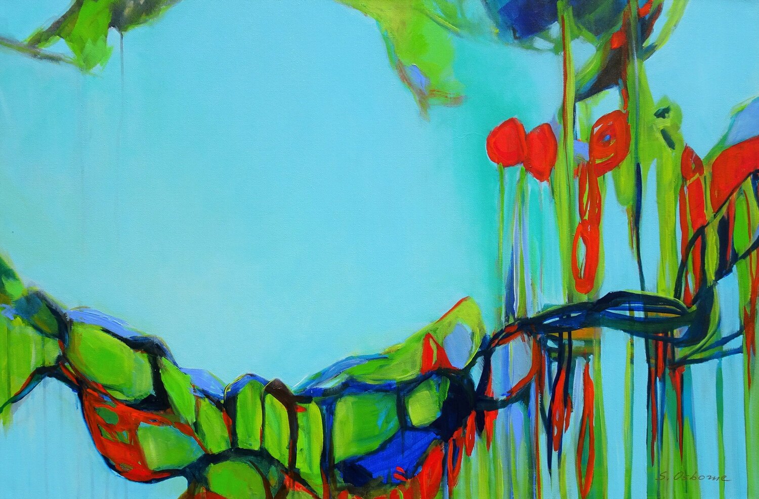 Bright Colorful Abstract Paintings