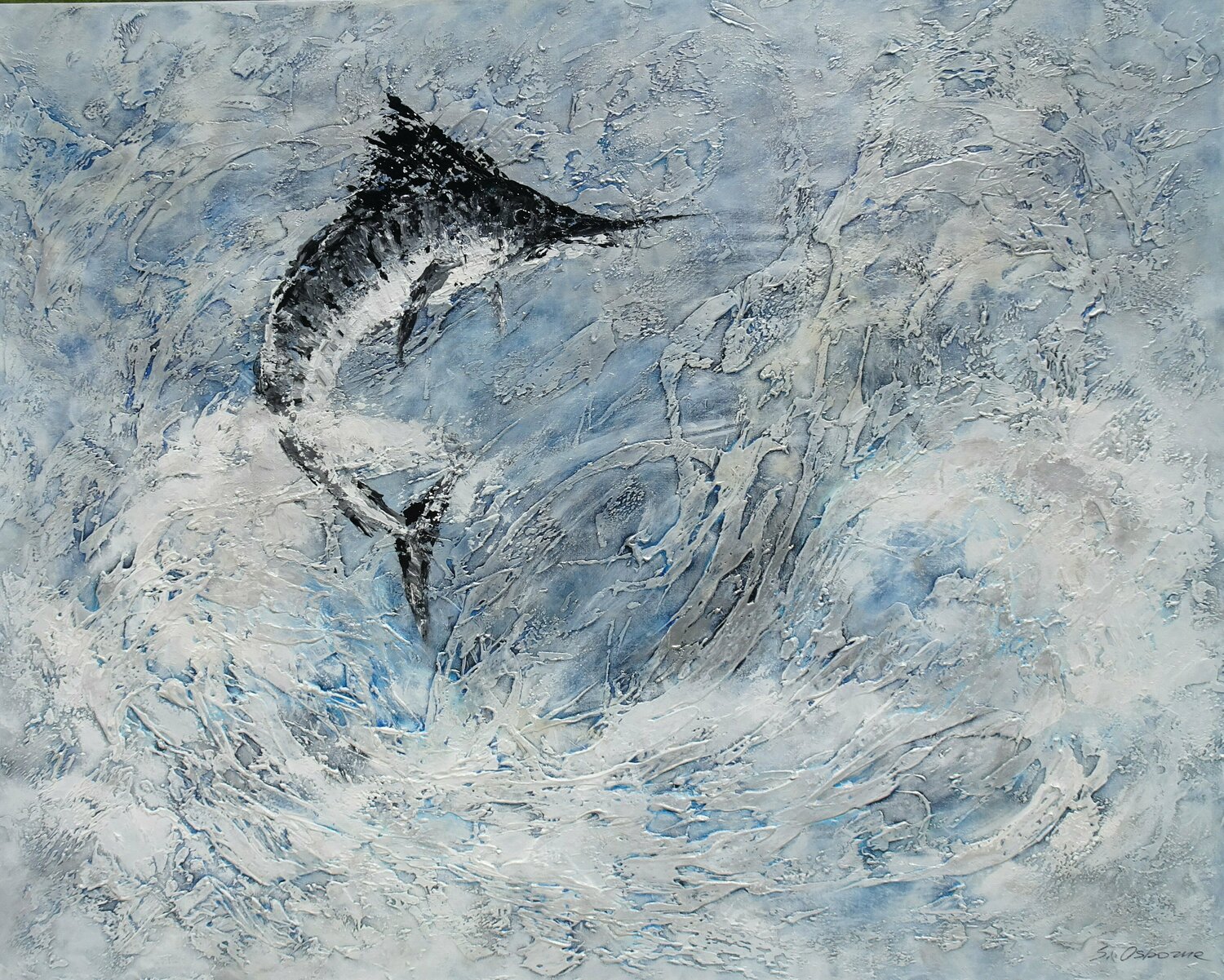 Blue Marlin Painting