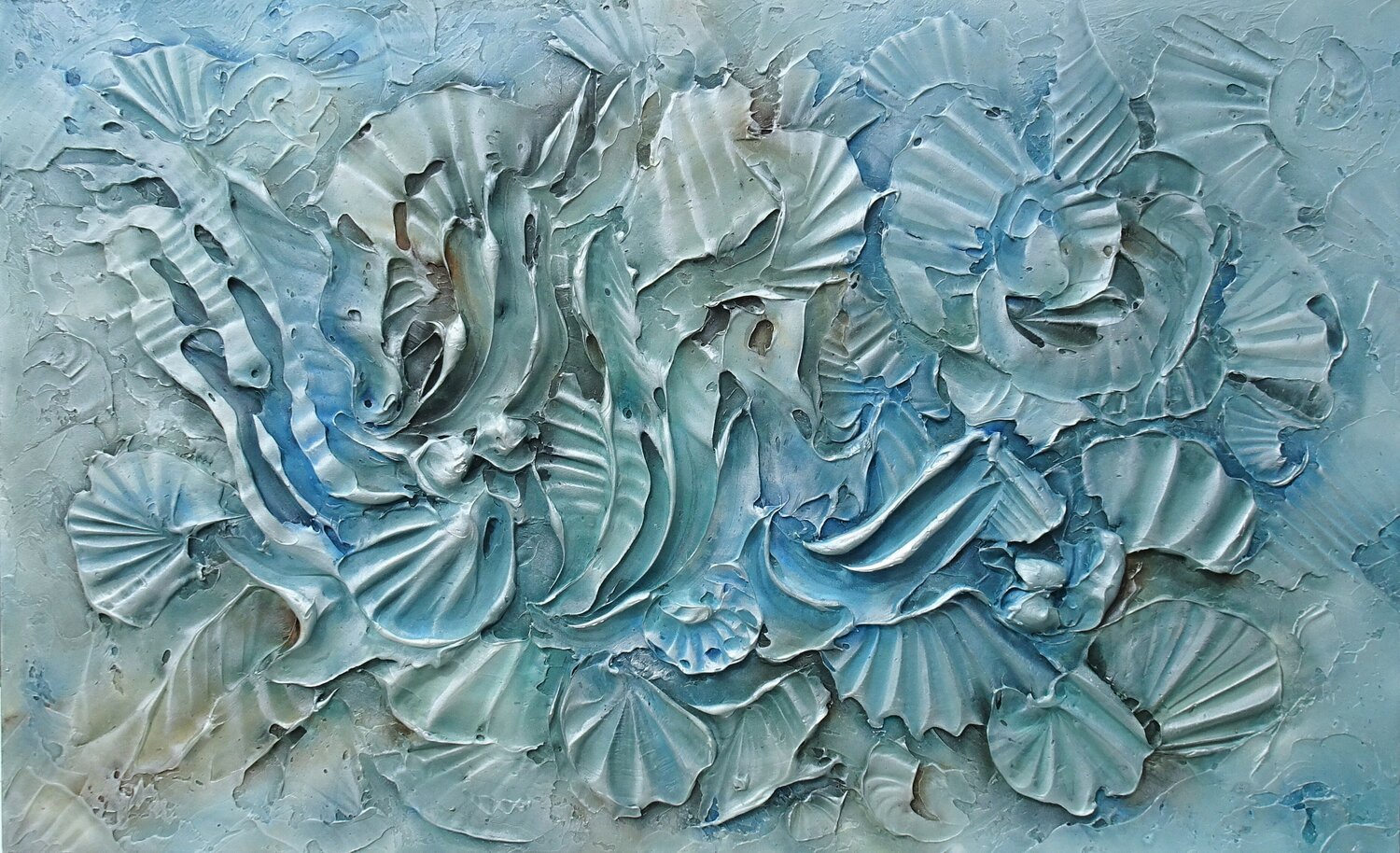 Abstract Seashell Painting