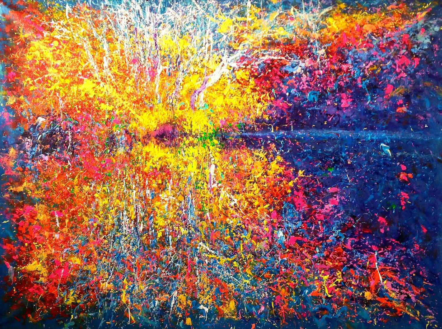 LIGHT TRANSIT by Andrés Rueda (2019) : Painting Acrylic on Canvas ...