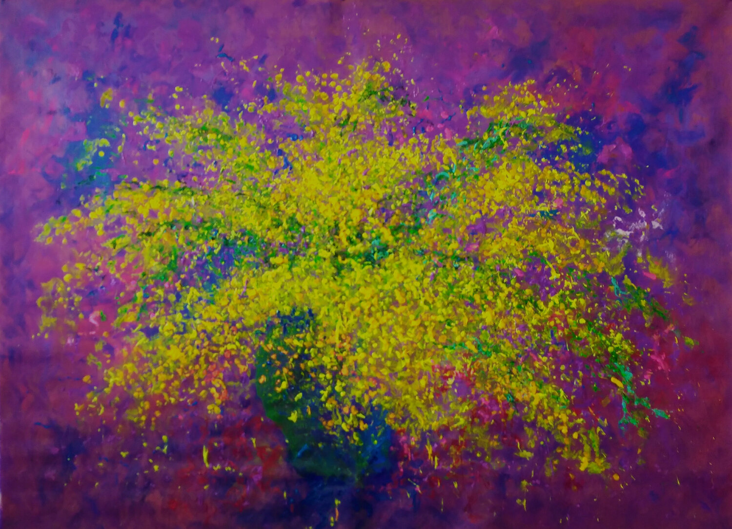 MIMOSAS de Andrés Rueda (2019) : Peinture Acrylique sur Toile - SINGULART